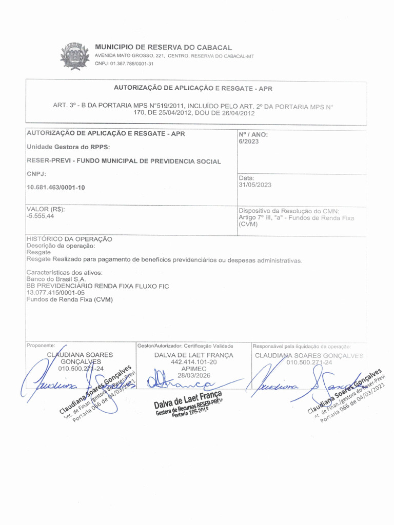 APRs 06 e 07202312062023 | PDF