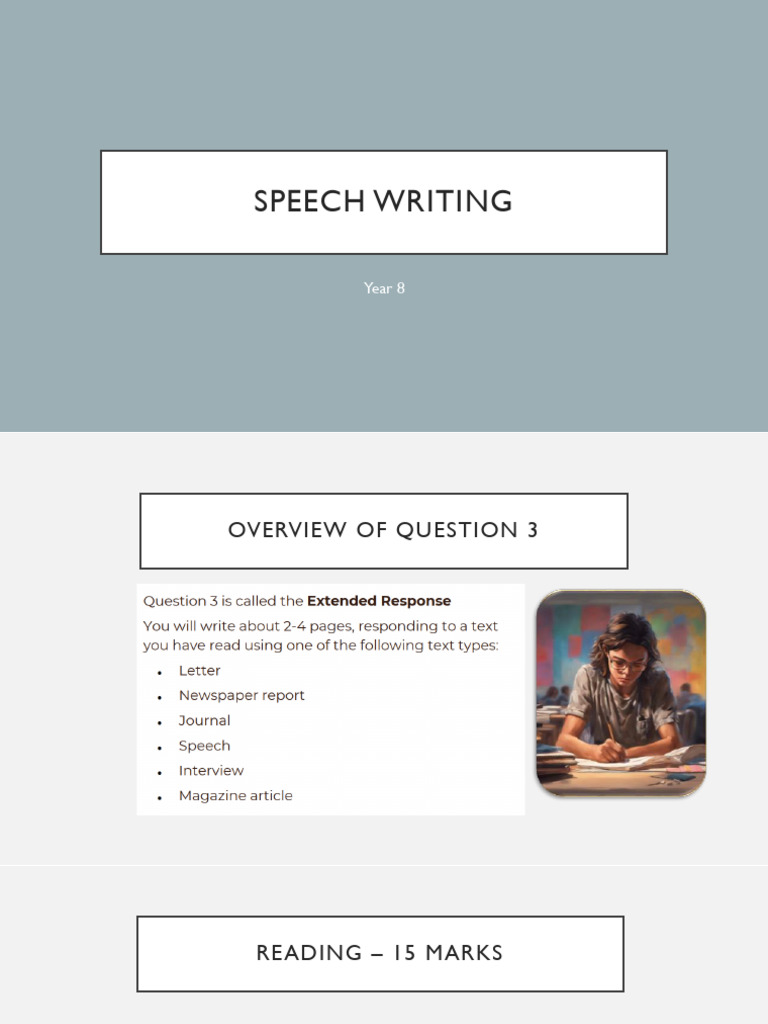 Speech Writing | PDF