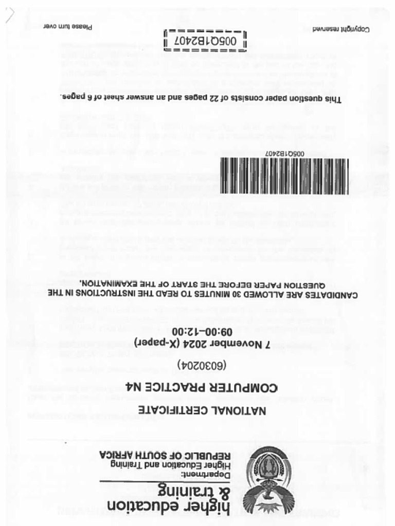 Computer Practice N4 | PDF