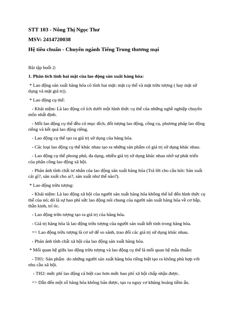 bài tập ktct buổi 2 | PDF