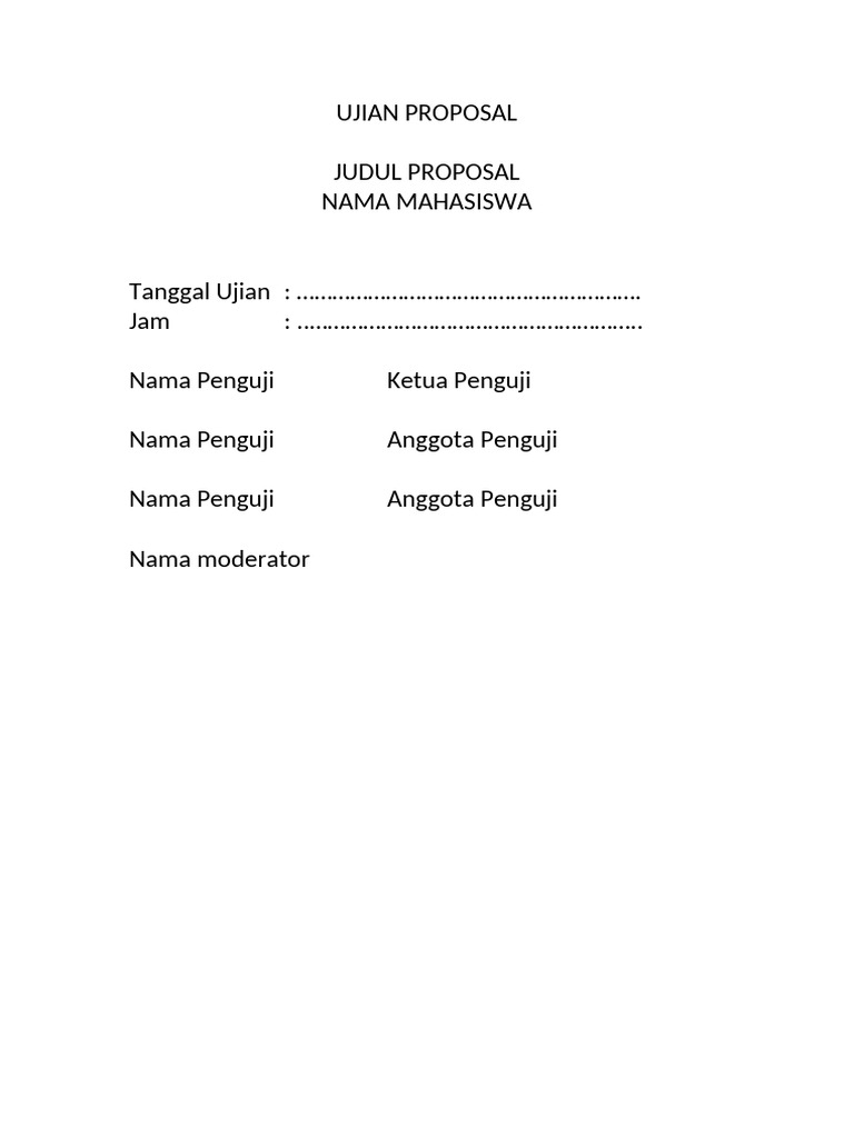 Cover Map Ujian | PDF