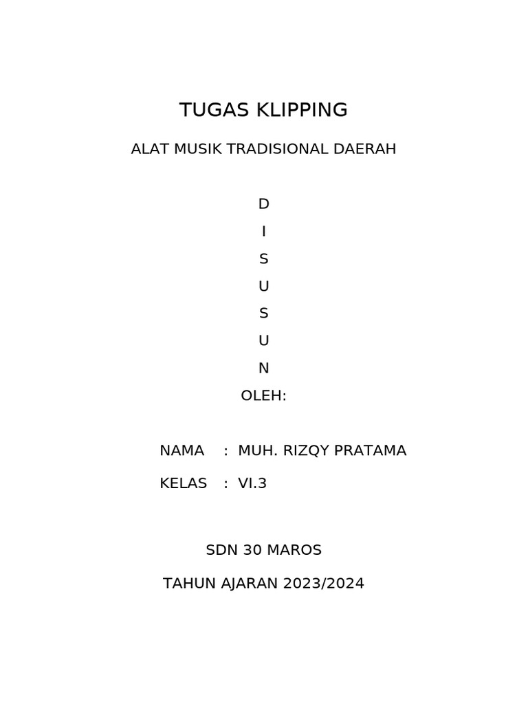 Tugas Klipping | PDF