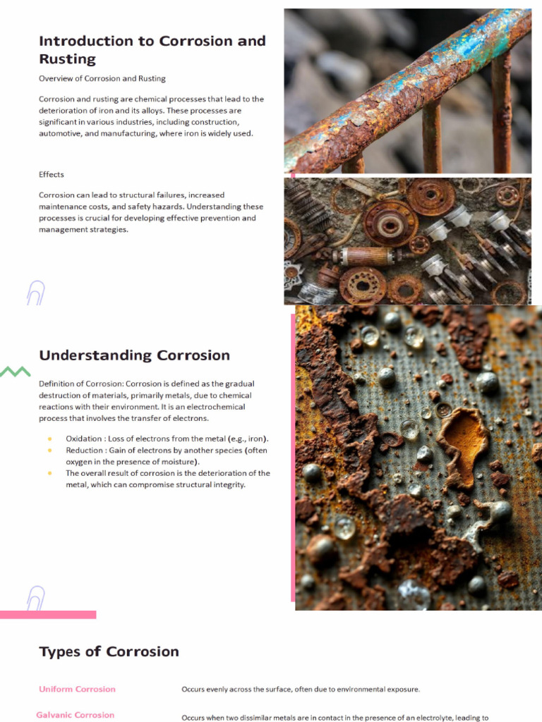 Introduction To Corrosion and Rusting Conv | PDF