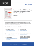 Hitachi Virtual Storage Platform One Block Datasheet | PDF | Data Center | Cloud Computing