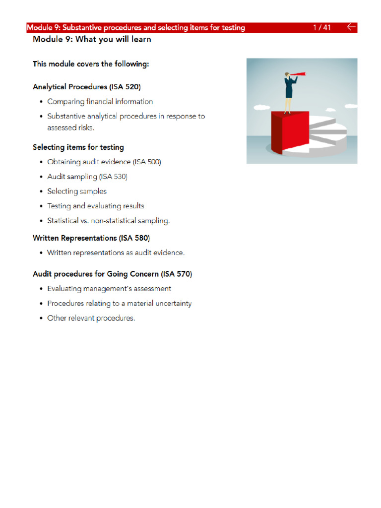9.substantive Procedures and Selecting Items For Testing | PDF