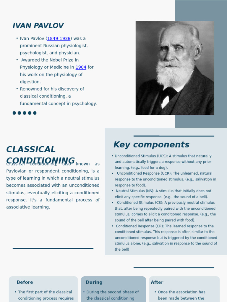 Classicalconditioning IvanPavlov | PDF | Classical Conditioning ...