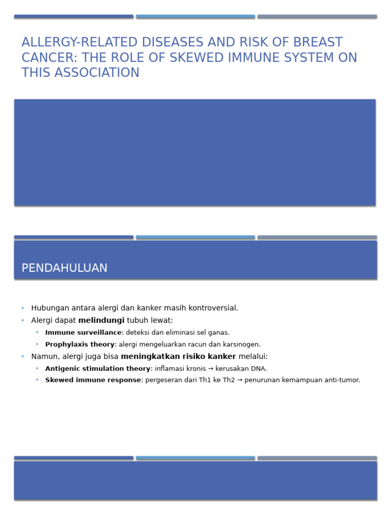 Allergy-Related Diseases and Risk of Breast Cancer | PDF