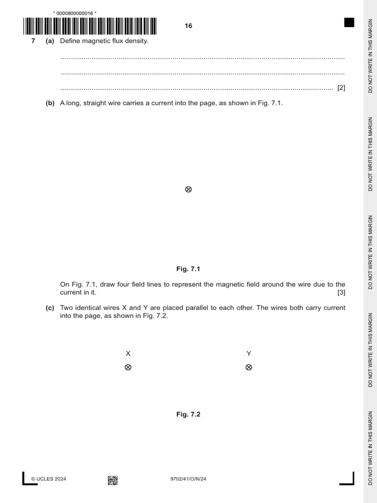 9702/41/o/n/24 © Ucles 2024 | PDF | Theoretical Physics | Quantity
