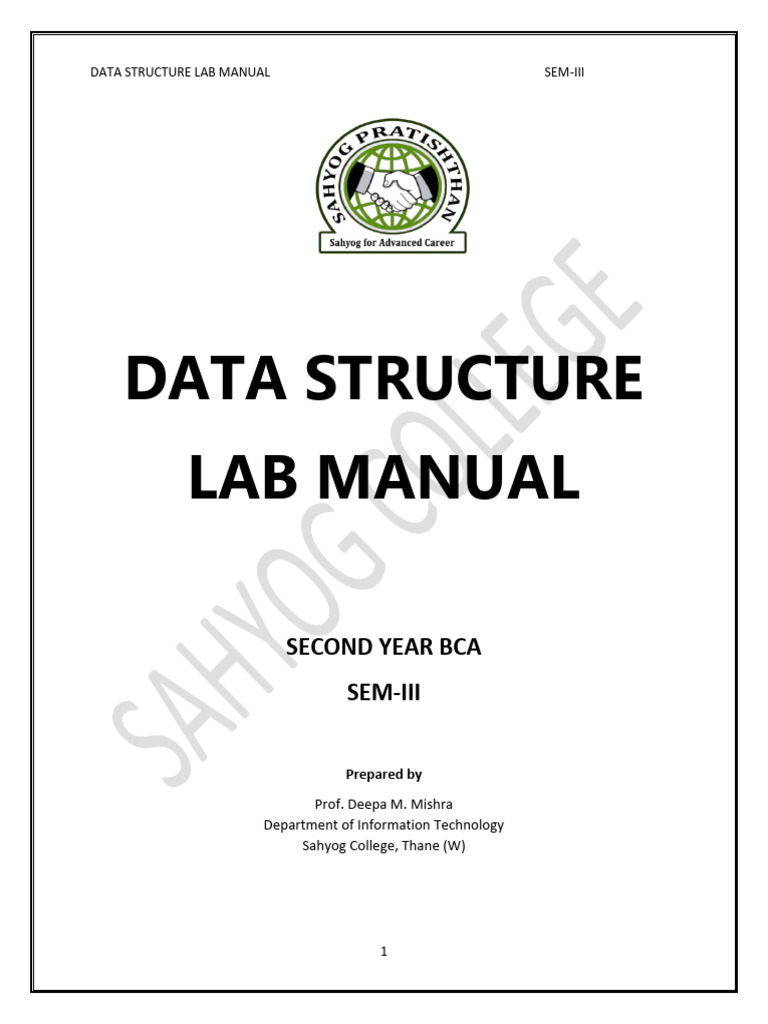 Data Structure Lab Manual Pdf Queue Abstract Data Type Computing