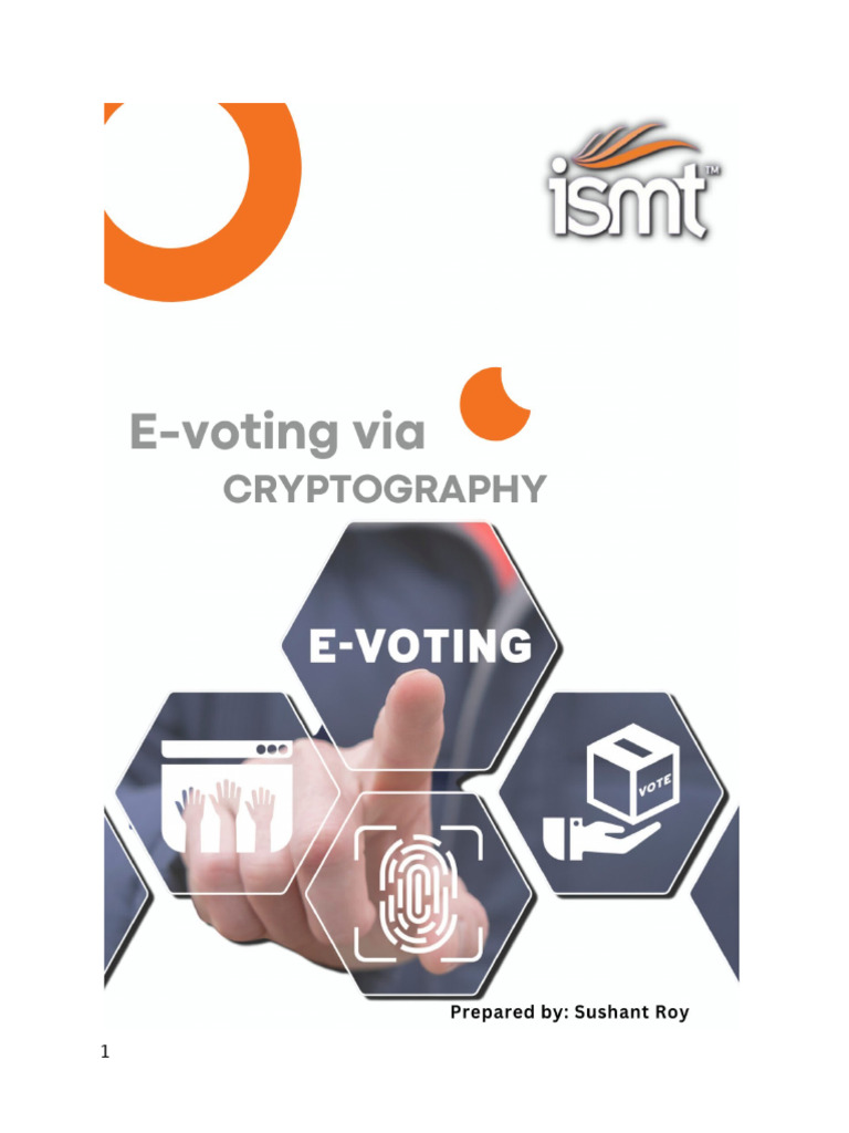E-Voting Via CRYPTOGRAPHY | PDF | Electronic Voting | Encryption