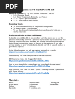 Salol Experiment | PDF | Igneous Rock | Magma