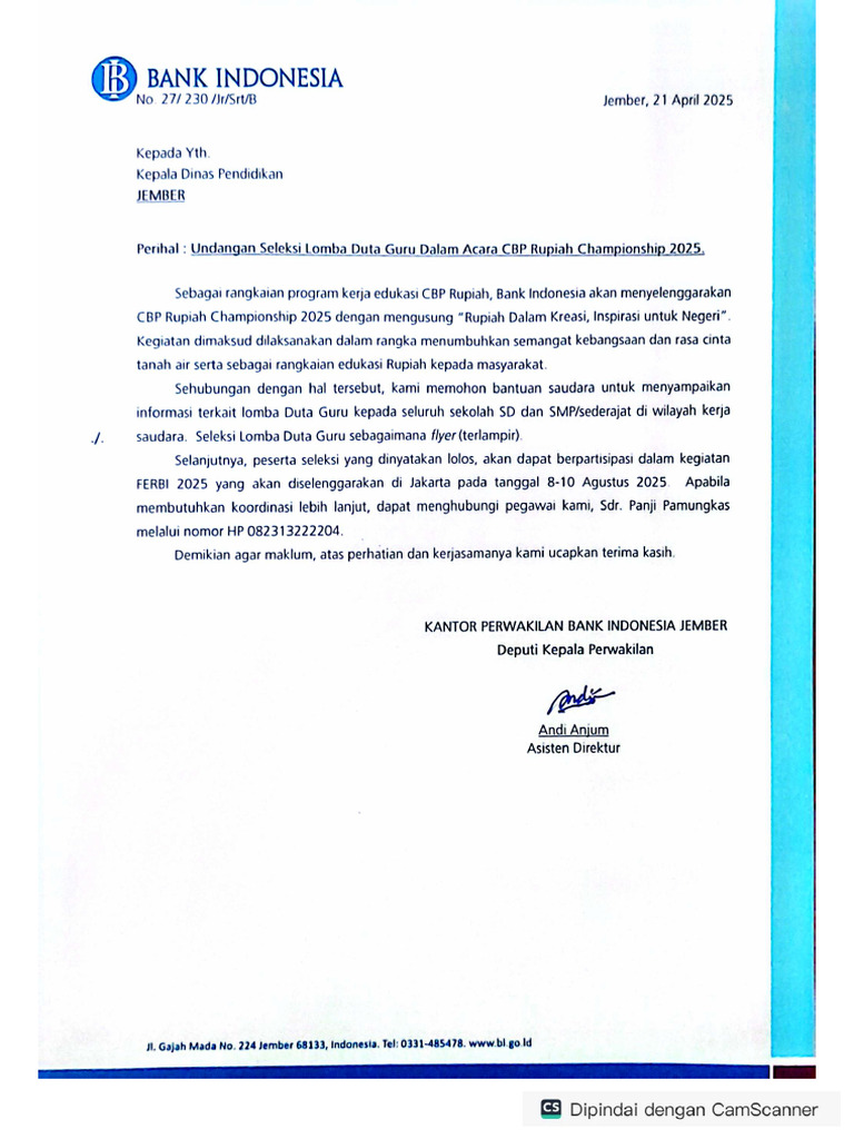 Duta Guru Dinas Pendidikan Jember | PDF