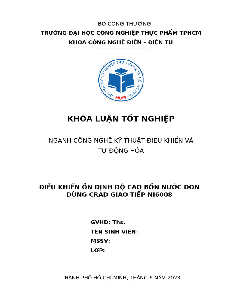 Hoangthanhduong KLTN | PDF