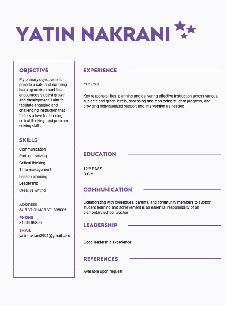 Yatin Resume | PDF