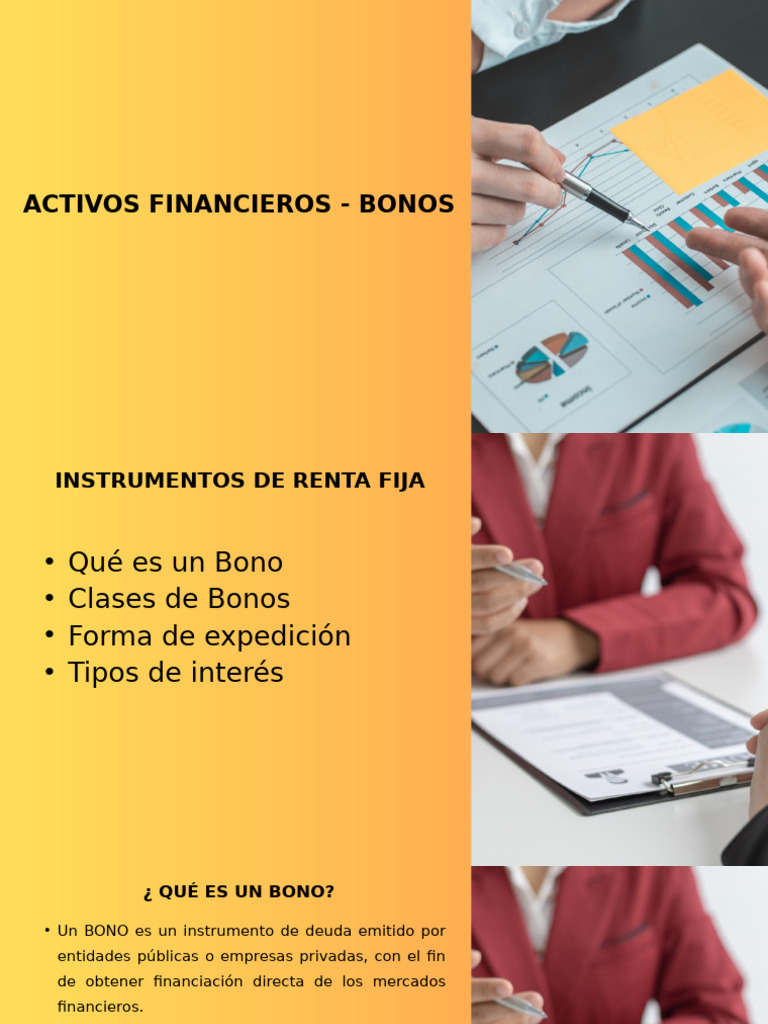 Tema 5 Activos Financieros - Bonos | PDF | Bonos (Finanzas) | Interés