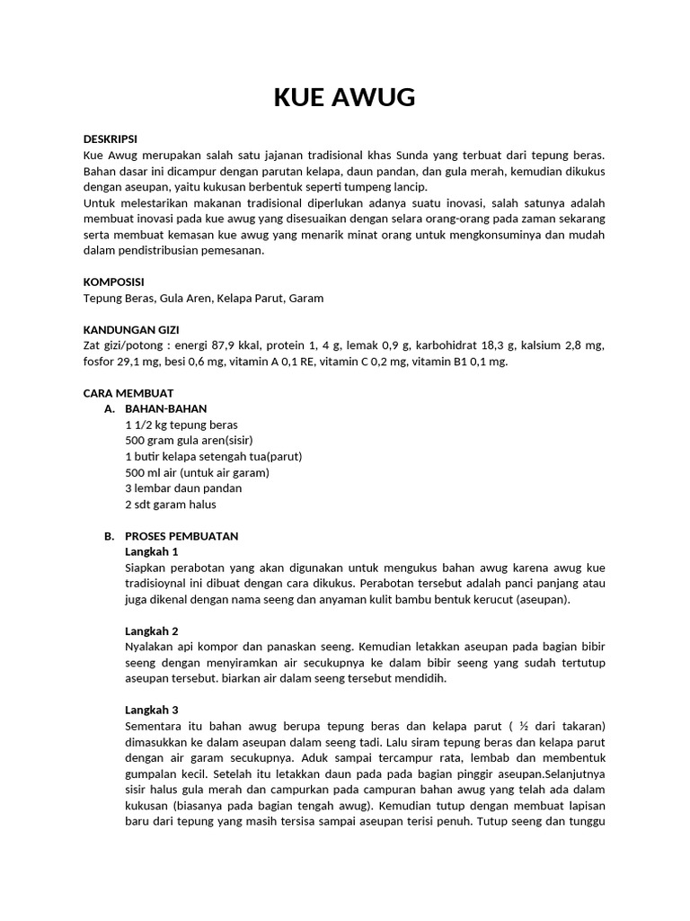 Contoh Tugas Prakarya | PDF