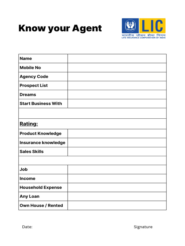 Know Your Agent | PDF
