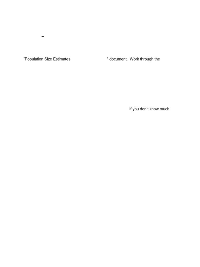 Estimating Wildlife Populations Assignment Workshe - 250507 - 182325 ...