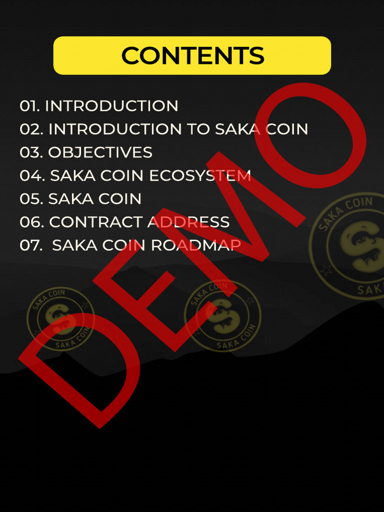Saka Coin: Next-Gen Cryptocurrency Guide | PDF
