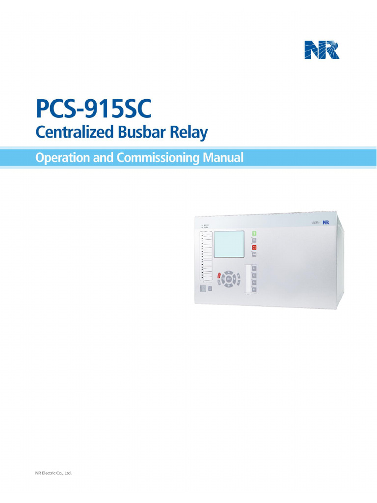 PCS-915SC - X - Operation and Commissioning Manual - EN - Overseas ...