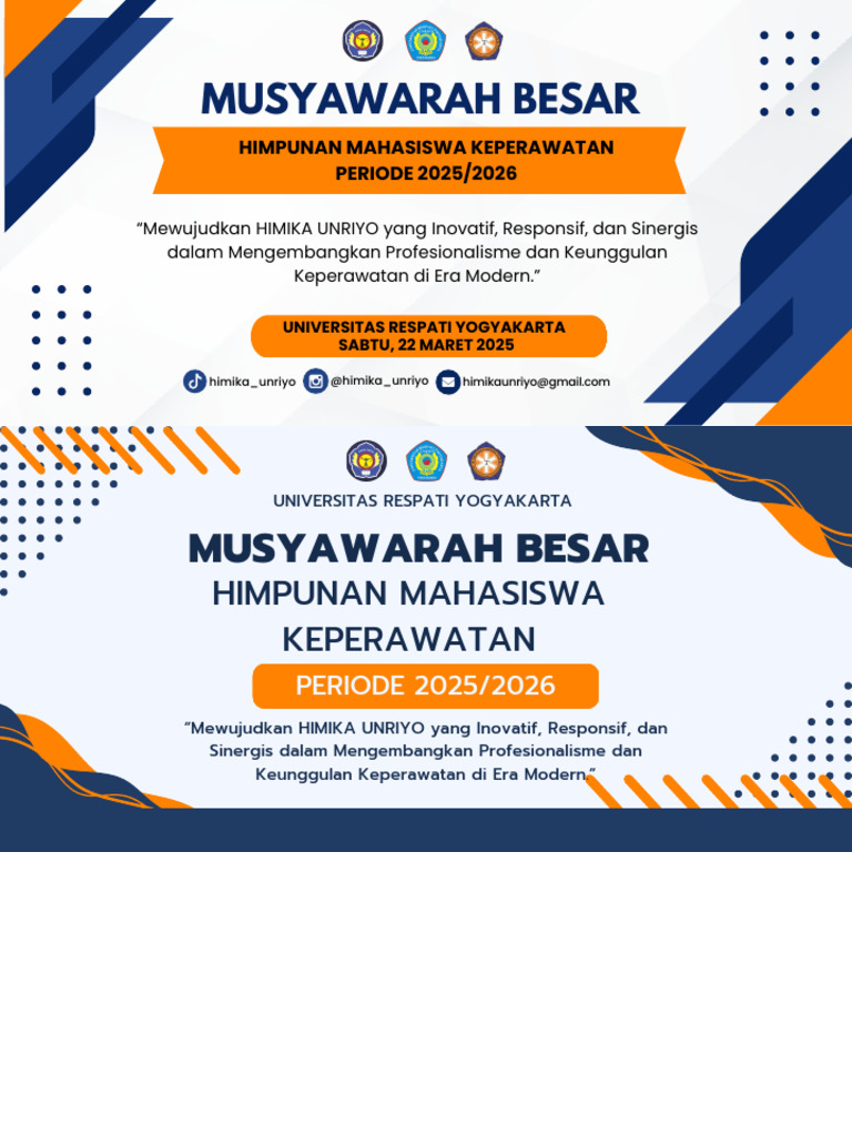 Biru Dan Kuning Minimalis Rapat Kerja Banner | PDF