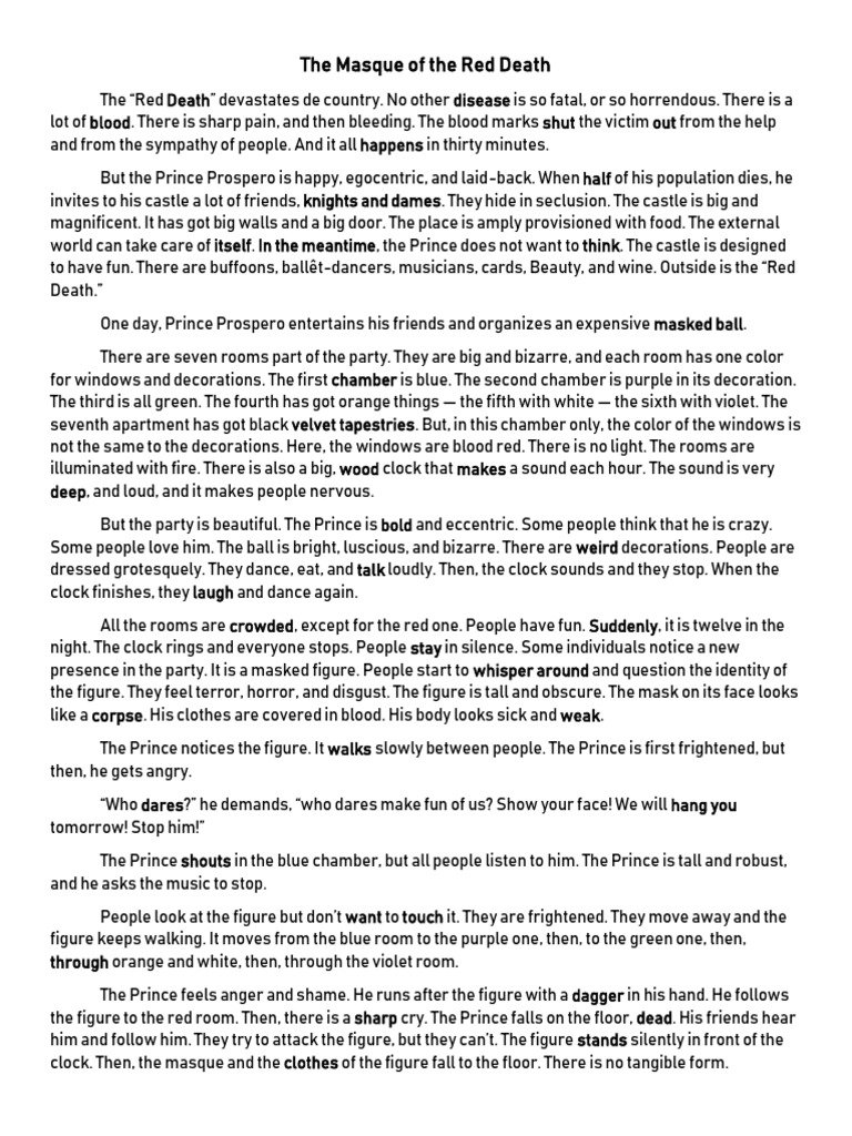 The Masque of The Red Death | PDF