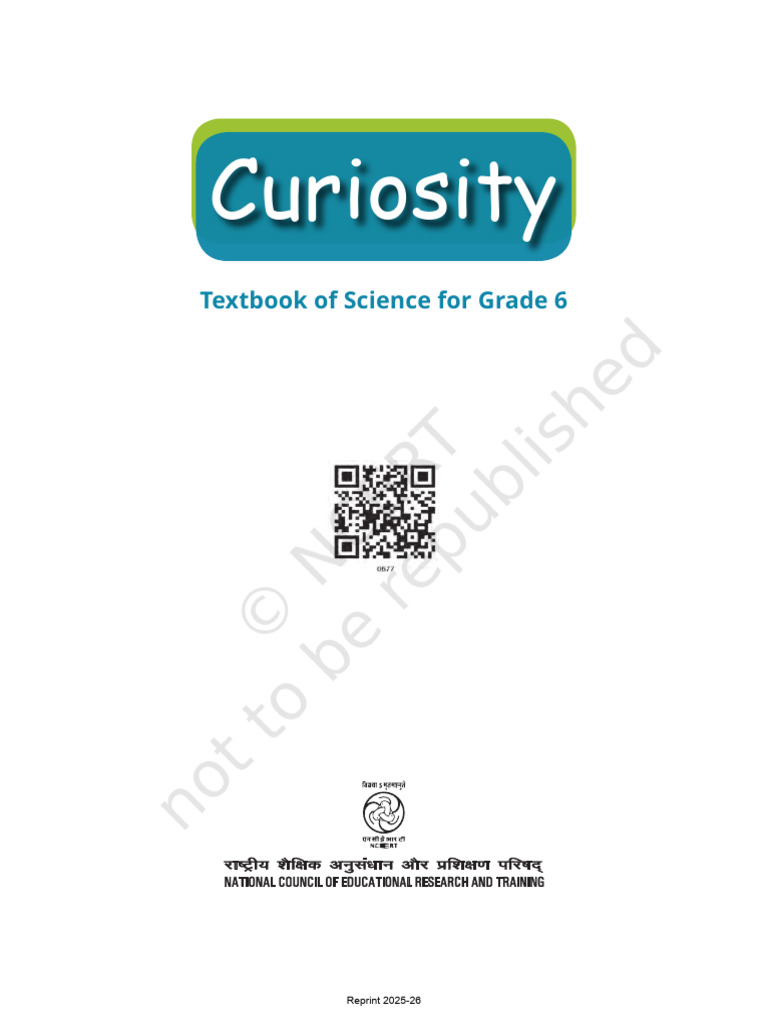 NCERT Science Textbook for Grade 6 | PDF | Learning | Educational ...