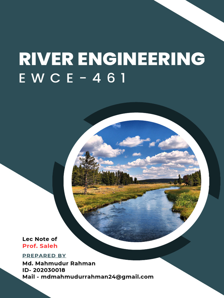 River Engineering Lecture Notes | PDF | Mathematics | Science Education