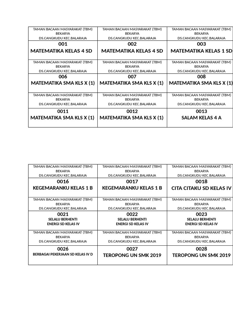 data tbm 22222 | PDF