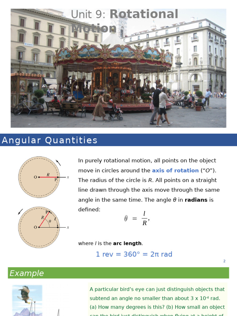 Rotational Motion | PDF | Rotation Around A Fixed Axis | Acceleration
