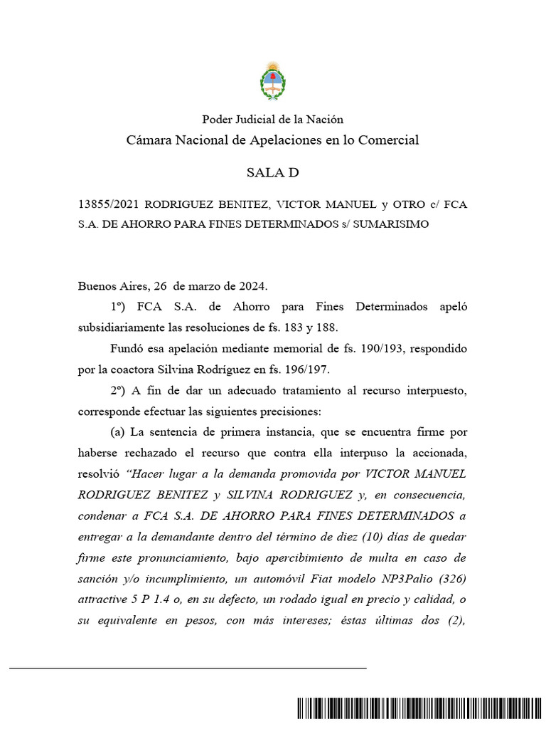 fallo - 2025-04-21T131532.835 | PDF | Apelación | Liquidación