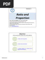 Ratio and Proportion - Basics | PDF | Ratio | Mathematics