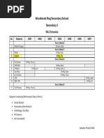 Final Invigilation Timetable 2024 | PDF