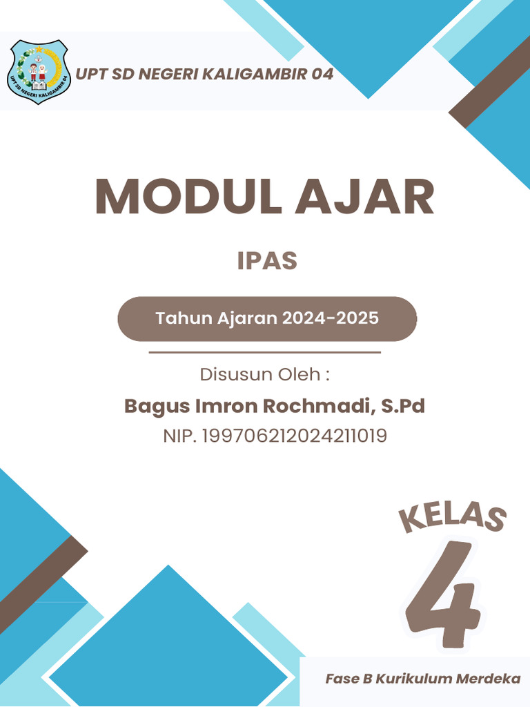 Salinan Dari Biru Kuning Putih Profesional Sampul Modul Pembelajaran ...