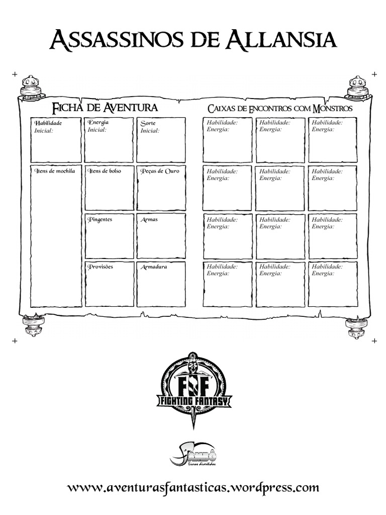 Aventura: Assassinos de Allansia | PDF