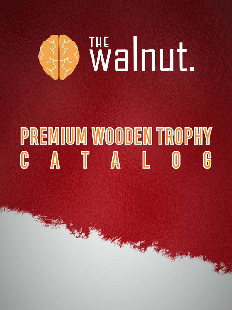 Premium Wooden Trophy Catalog | PDF