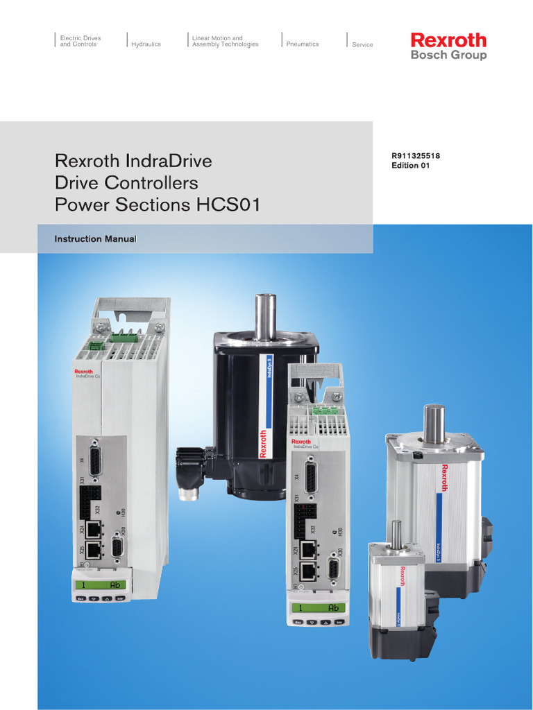 Rexroth Indradrive Hcs01 Series | PDF | Switch | Mains Electricity