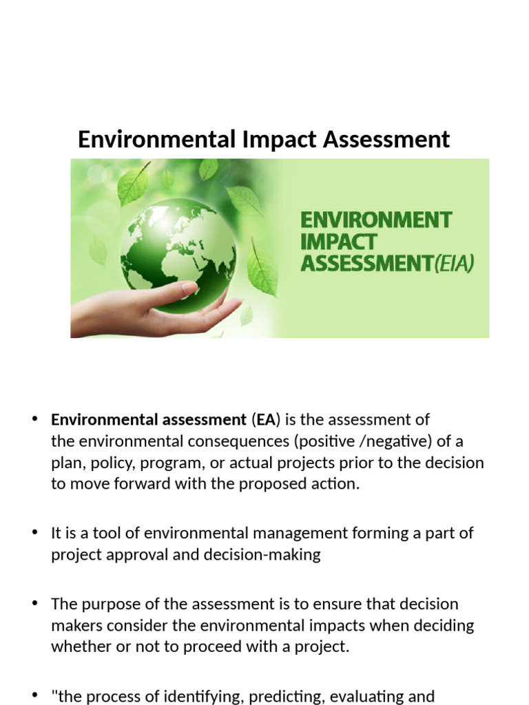 Environmental Impact Assessment Overview | PDF | Environmental Impact ...
