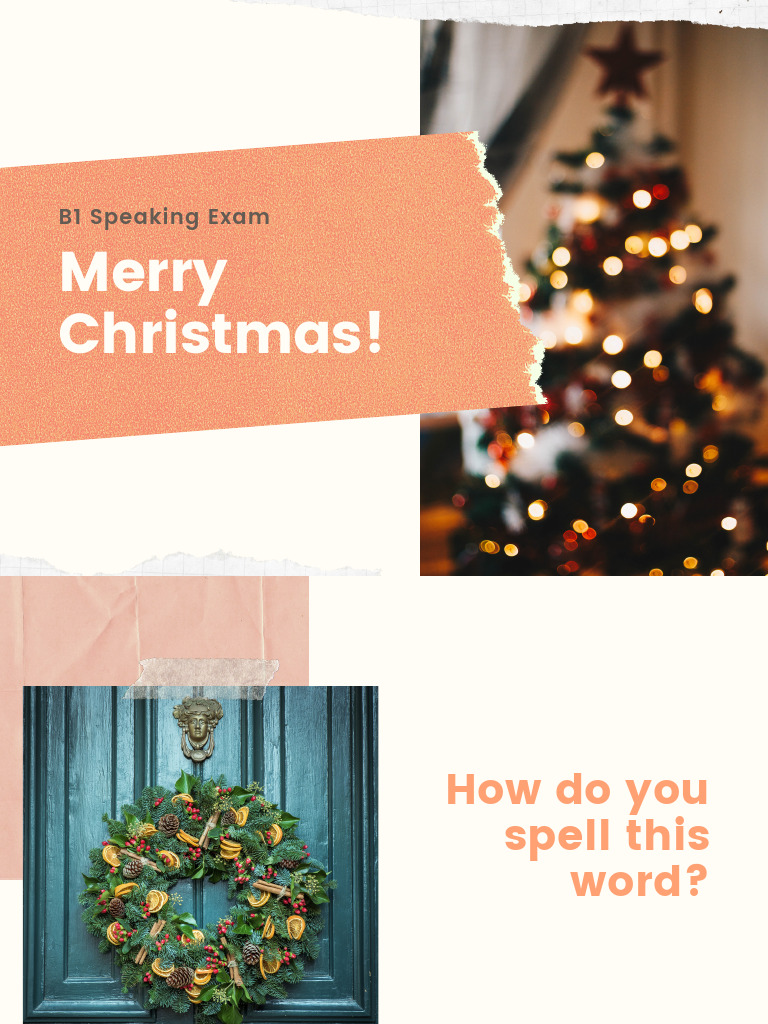 b1 Christmas Speaking | PDF