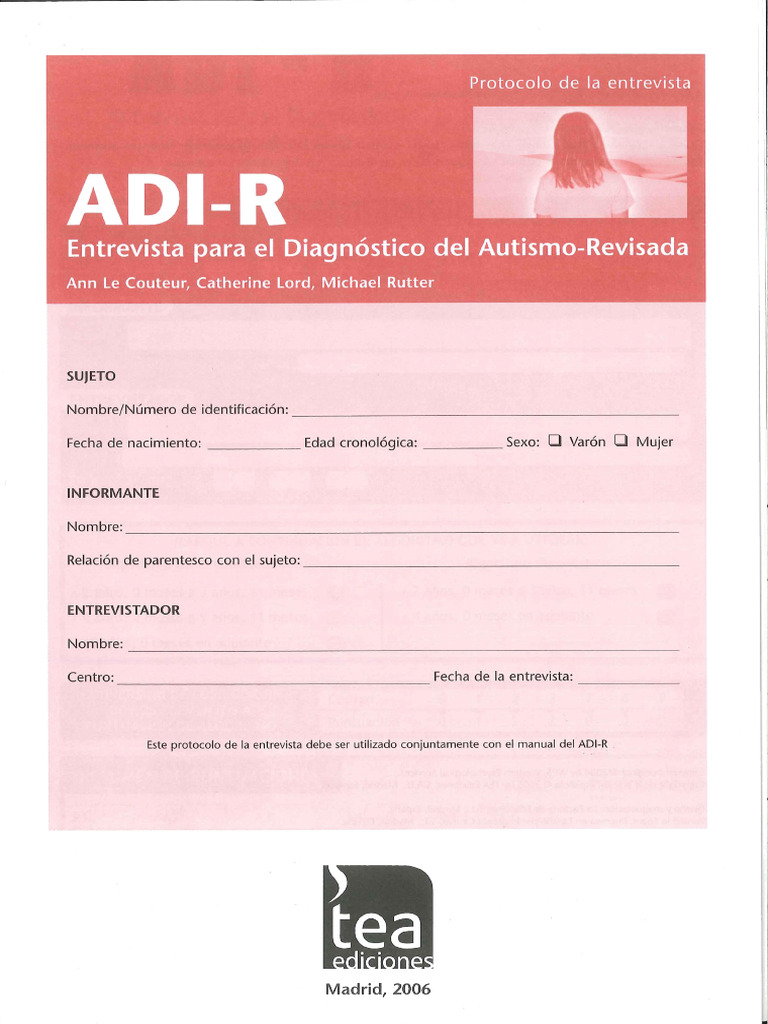 Entrevista ADI R | PDF