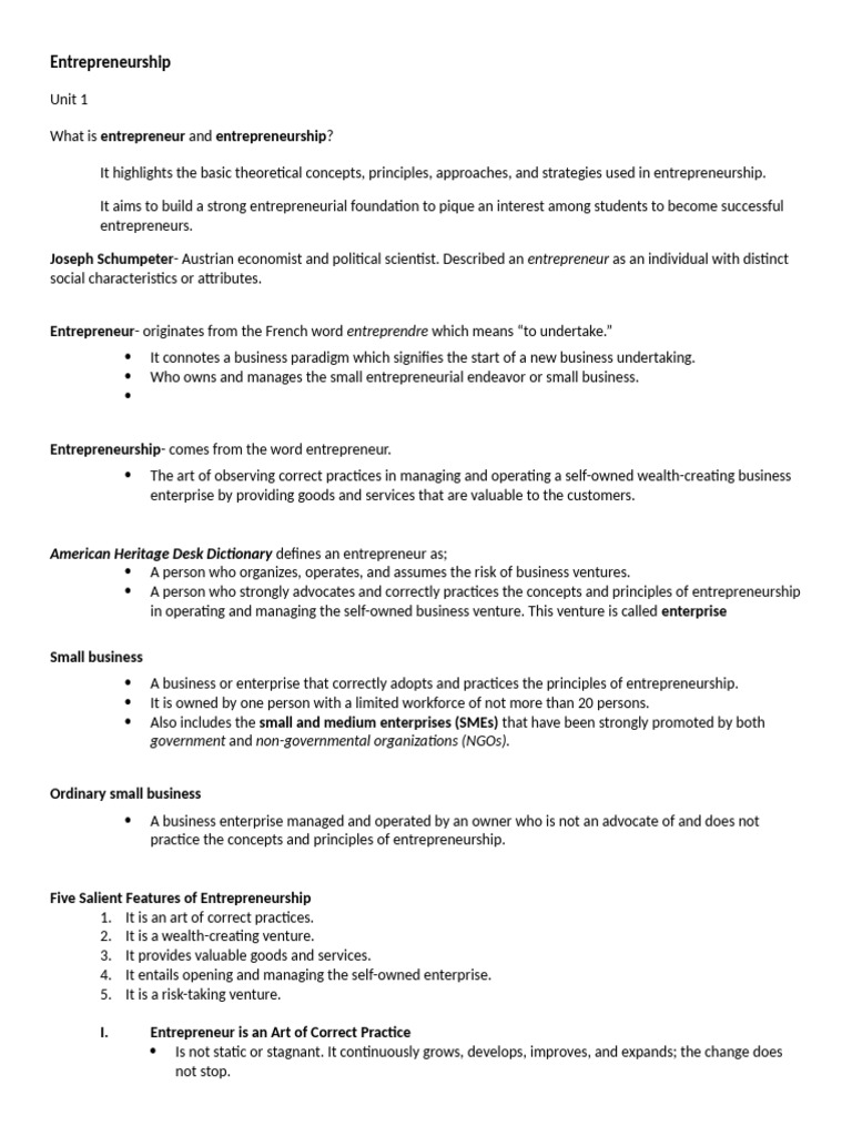 Entrepreneurship Reviewer | PDF | Entrepreneurship | Mindset