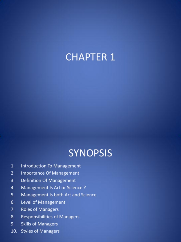 Management Overview and Key Concepts | PDF | Self-Improvement