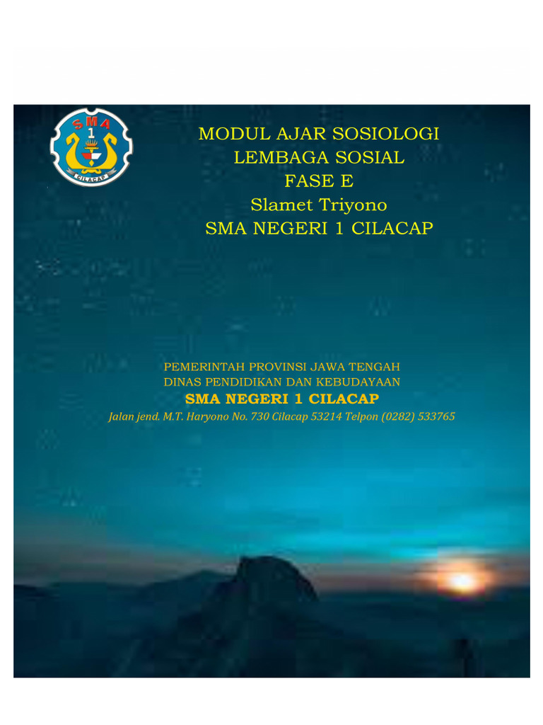 Modul Lembaga Sosial | PDF