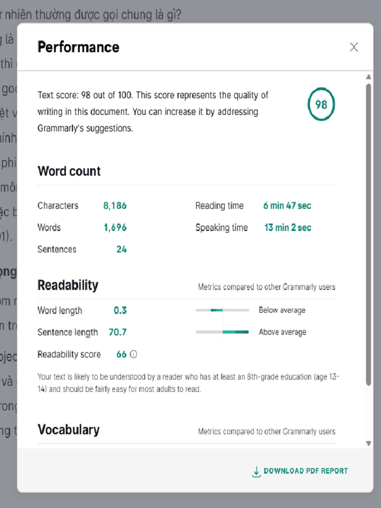 Grammarly 98 | PDF