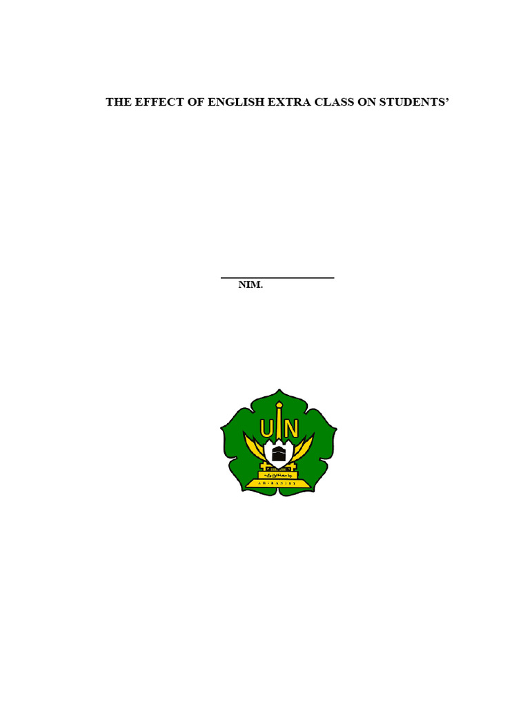The Effect of English Extra Class On Students' Motivation | PDF ...