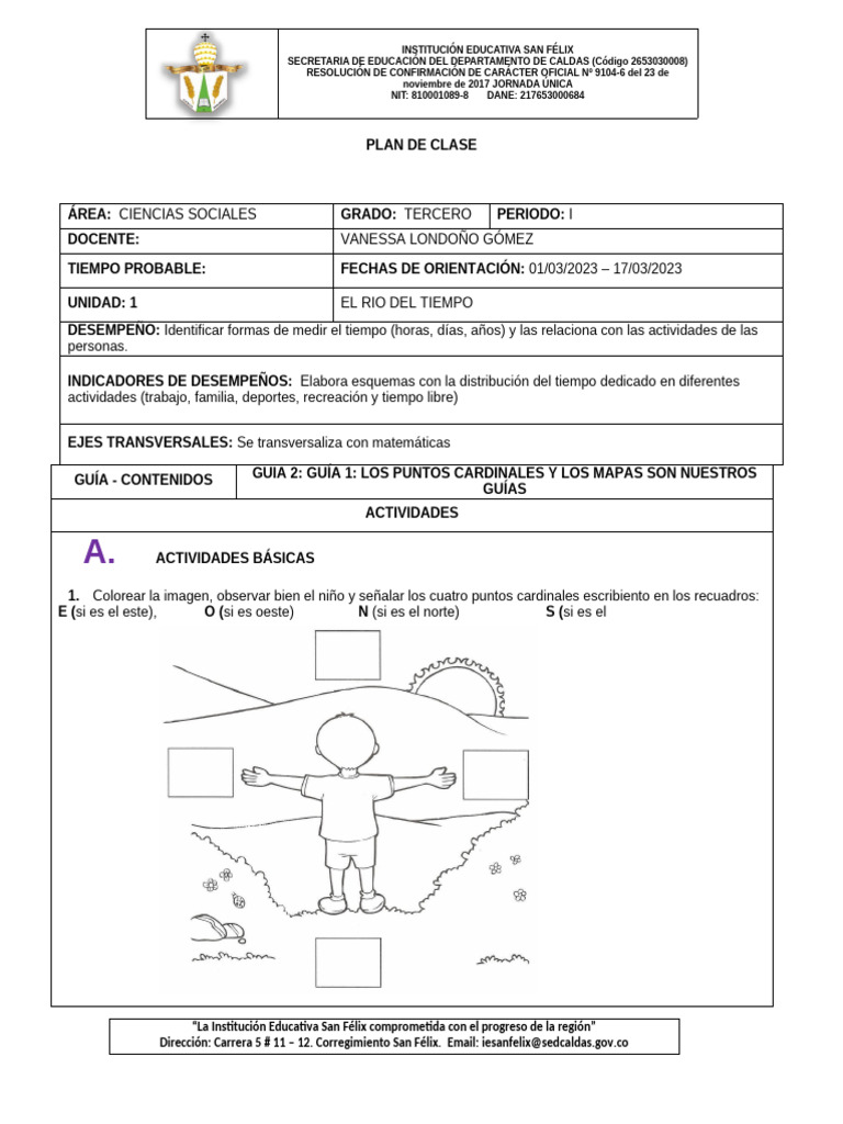 C. Sociales 5° Johan Smith | PDF | Mapa | Cartografía