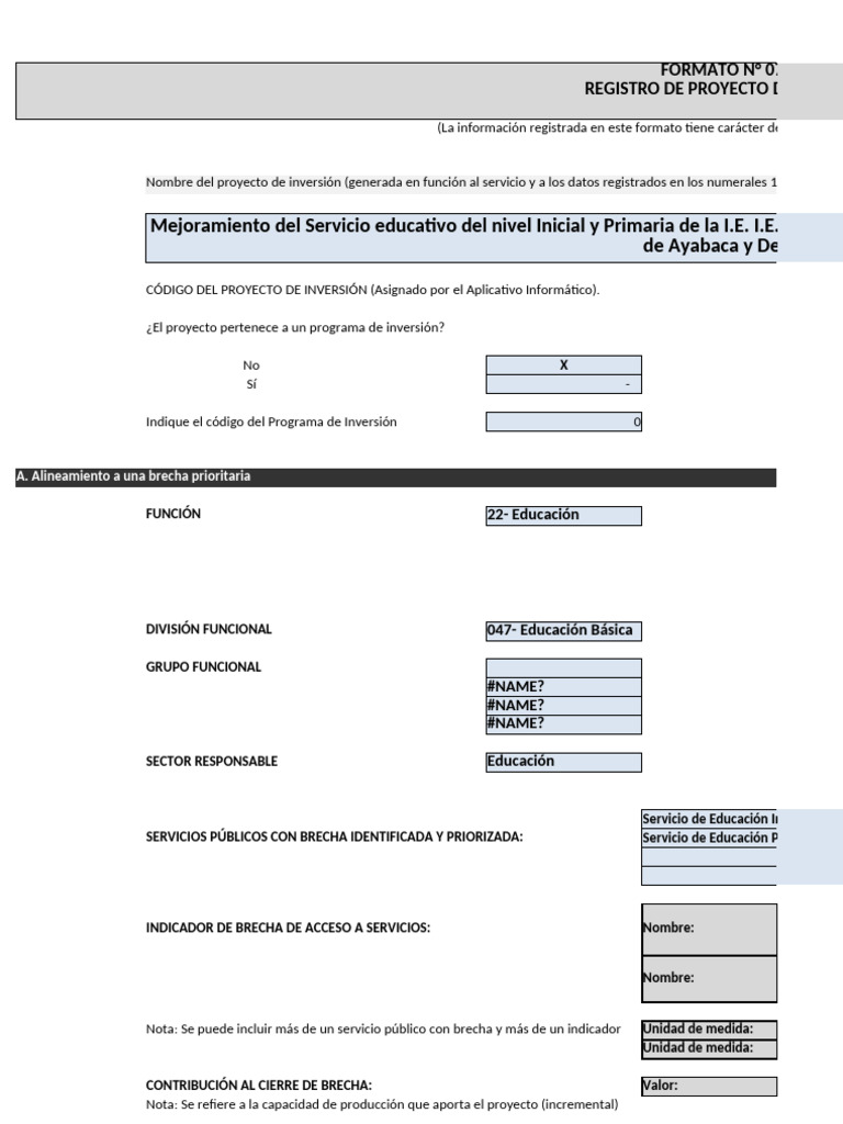 Formato - Fte - Ebr - Minedu Huaracas ( | PDF | Asociación público ...