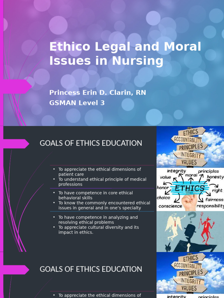 II. Bioethical and Moral Principles | PDF | Autonomy | Justice