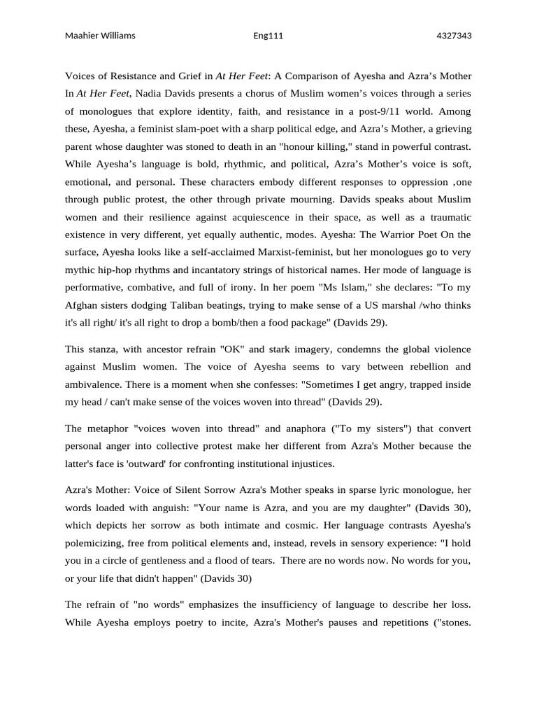 Eng111 Assignement 2 Maahier | PDF