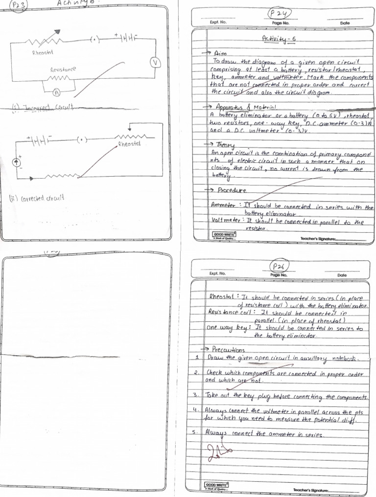 Activity 6 (Physics Practical) | PDF